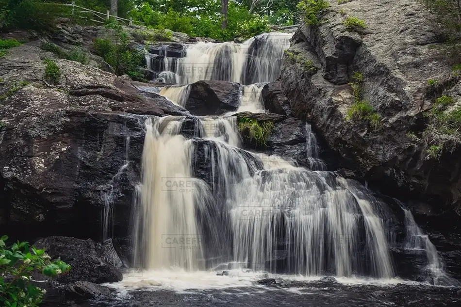 Devils Hopyard State Park Waterfall’s Grand Cascade