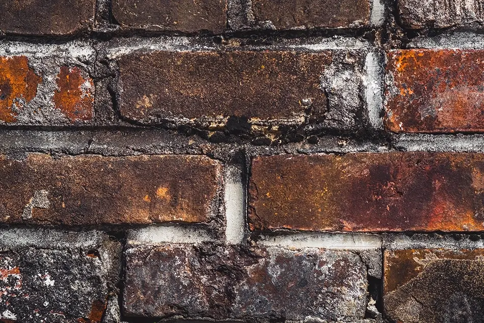 St Louis Cemetery No 1 Weathered Brick Wall Texture